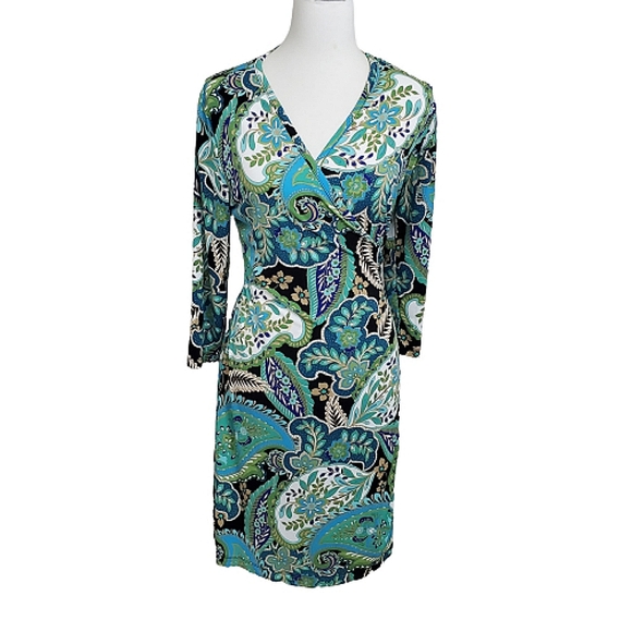 Bella Ella | Dresses | Bella Ella Paisley True Wrap Dress | Poshmark